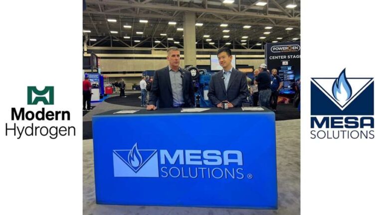 Mesa Solutions, Modern Hydrogen sign H2 MoU - Modern Hydrogen